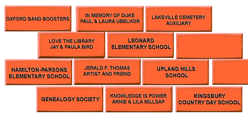 Announcing Group Brick Purchases! - Addison Township Library Capital ...